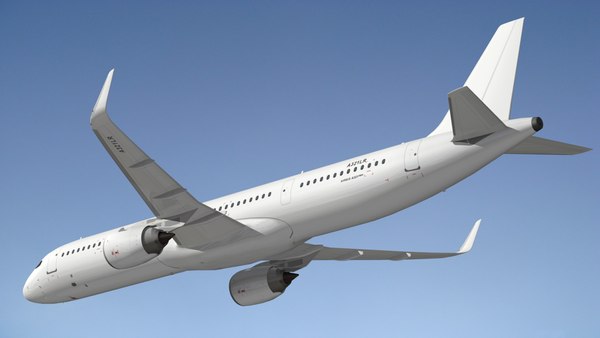 Airbus a321neo white livery 3D model - TurboSquid 1703716