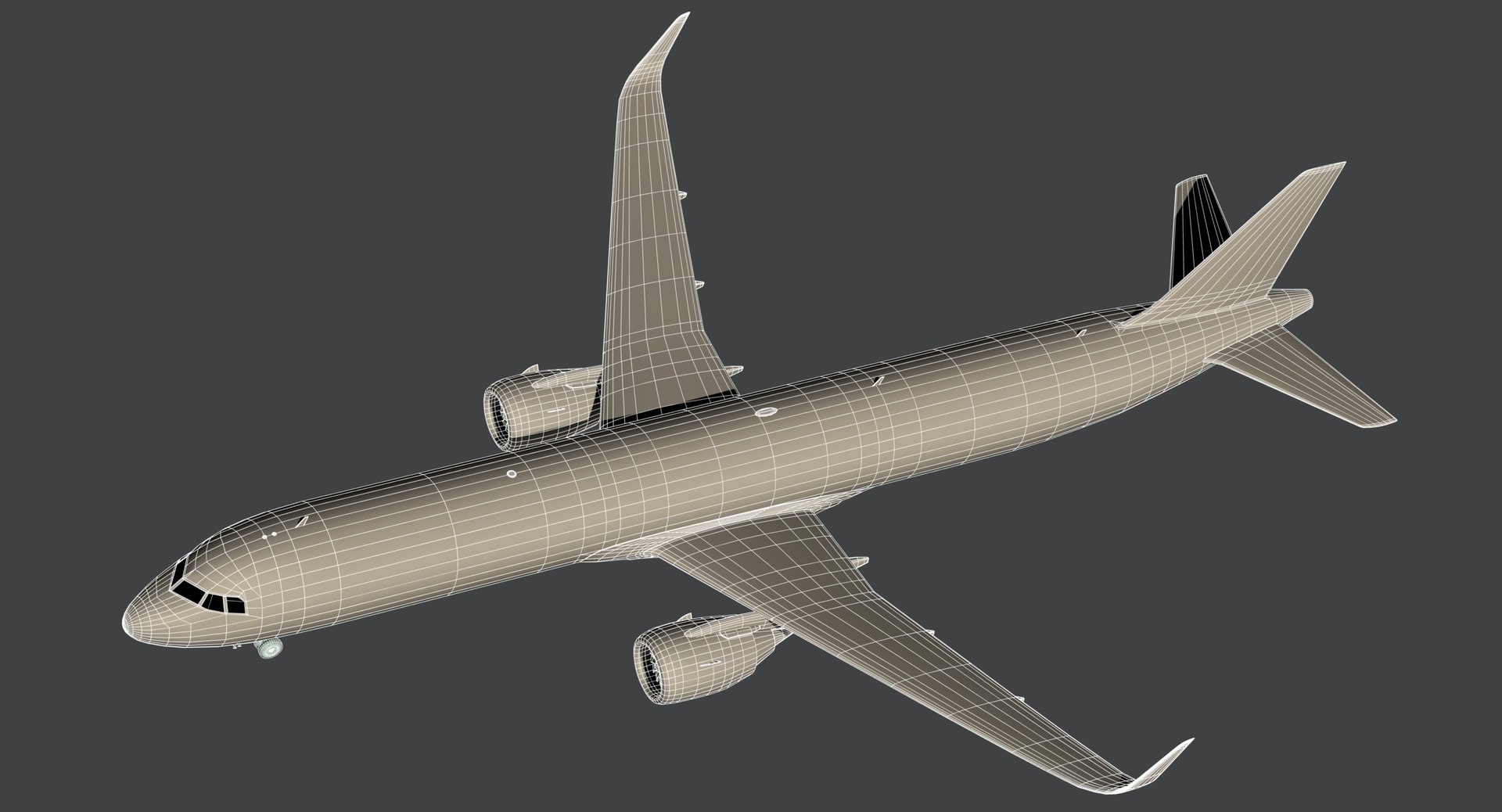 Airbus A321neo White Livery 3D Model - TurboSquid 1703716