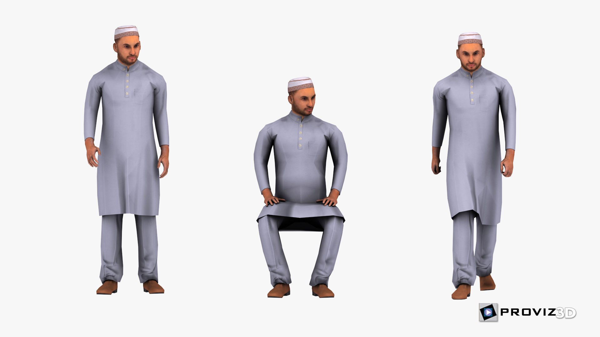 3D People: 30 Still 3D Arabic People Vol. 02 3D Model - TurboSquid 1746892