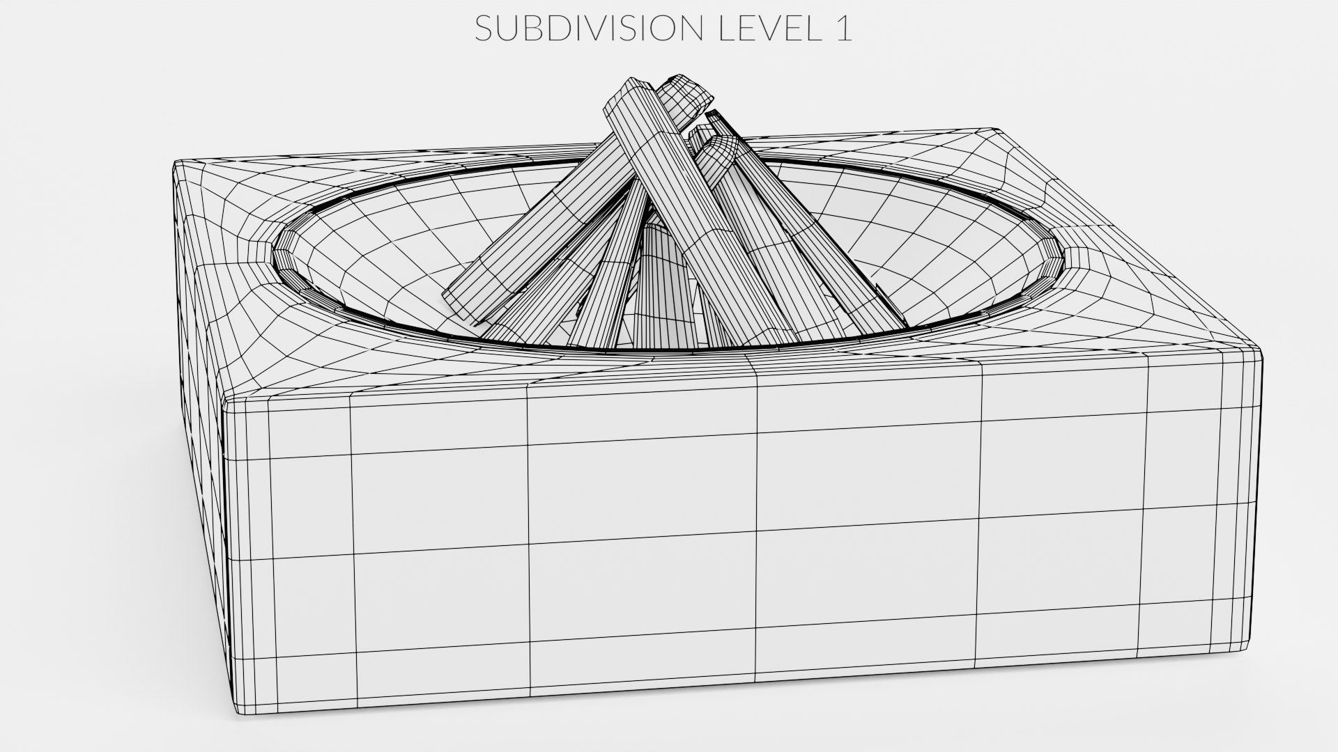 3D Fire Pit 2 model - TurboSquid 2052248