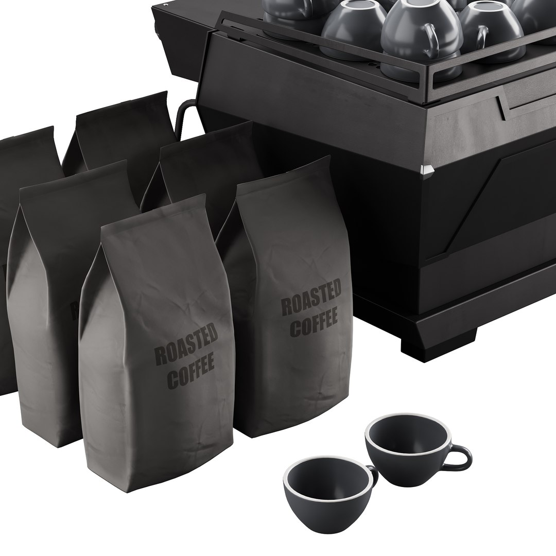 554 La Marzocco Coffee Machine Mahlkonig Coffee Grinder Kit Dark 3D Model - TurboSquid 2314502