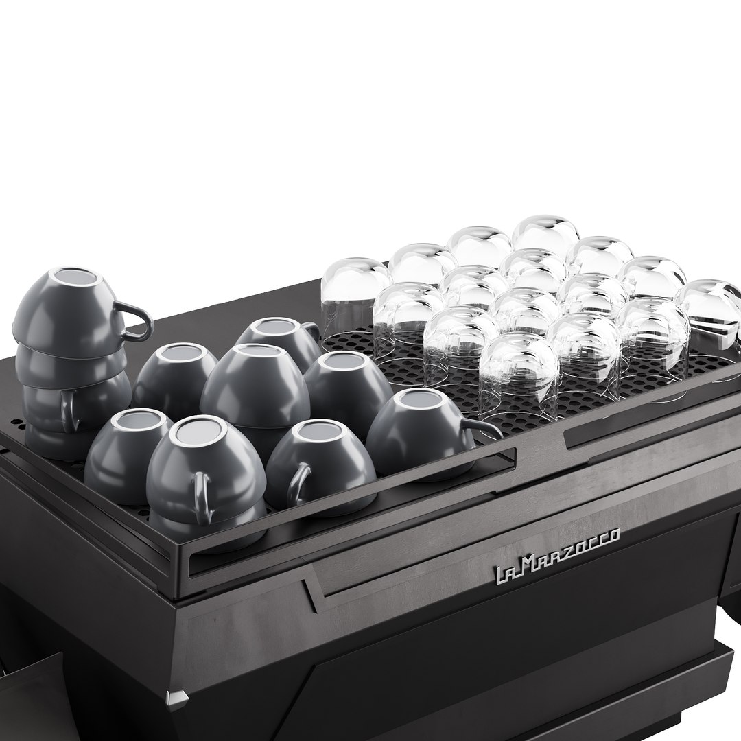 554 La Marzocco Coffee Machine Mahlkonig Coffee Grinder Kit Dark 3D Model - TurboSquid 2314502