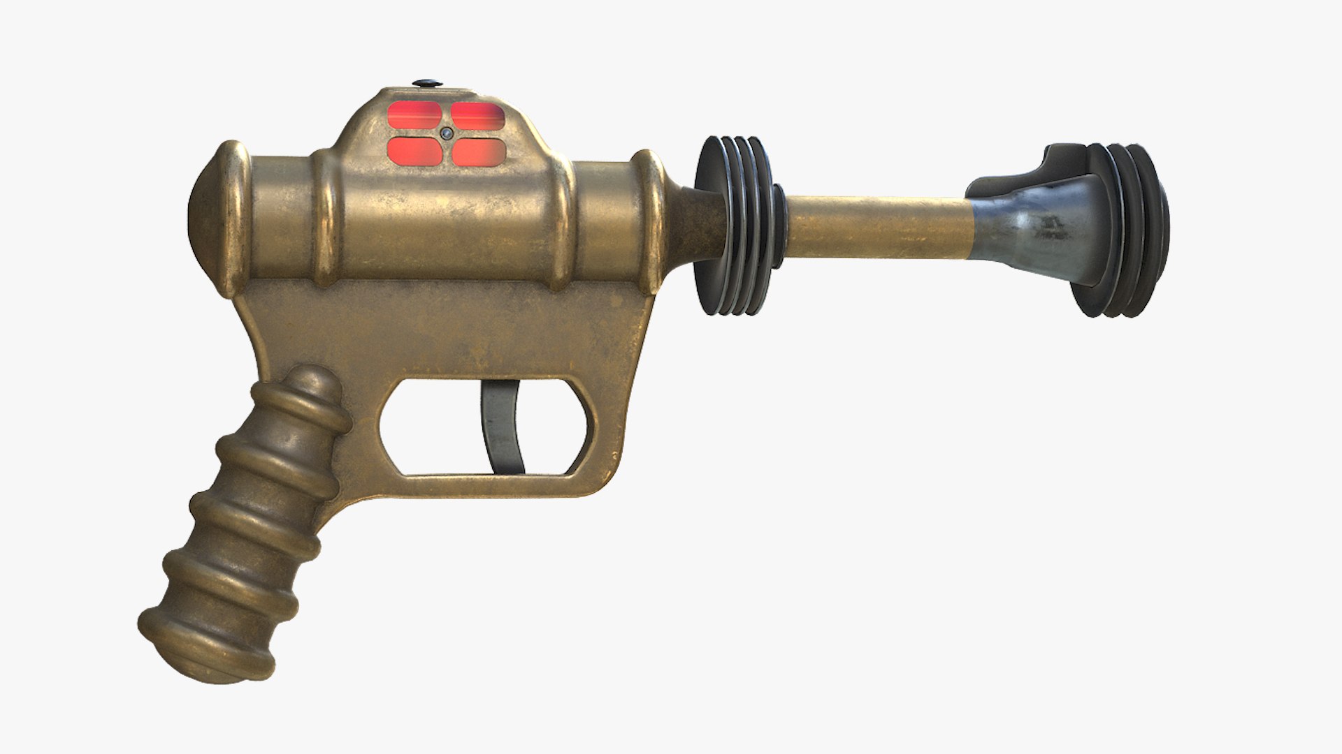 U-235 Atomic Pistol Disintegrator model - TurboSquid 1907807