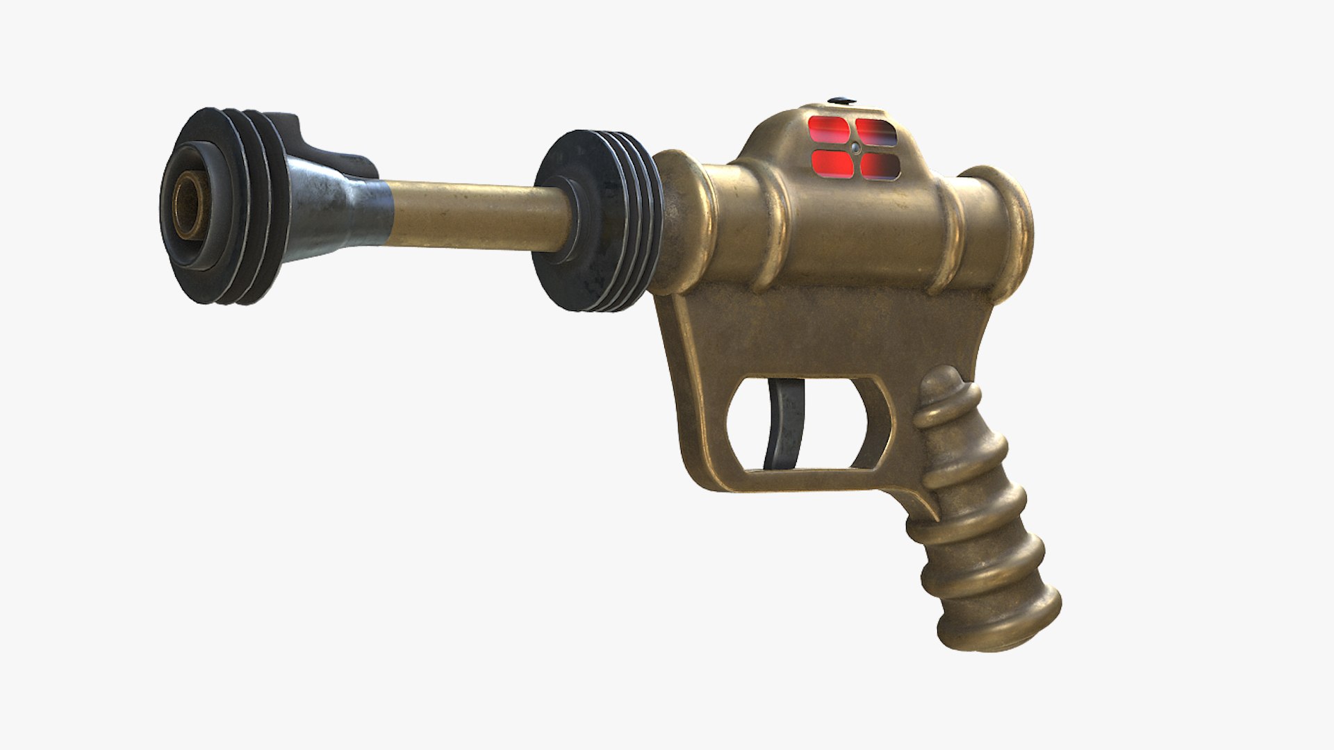 U-235 Atomic Pistol Disintegrator model - TurboSquid 1907807