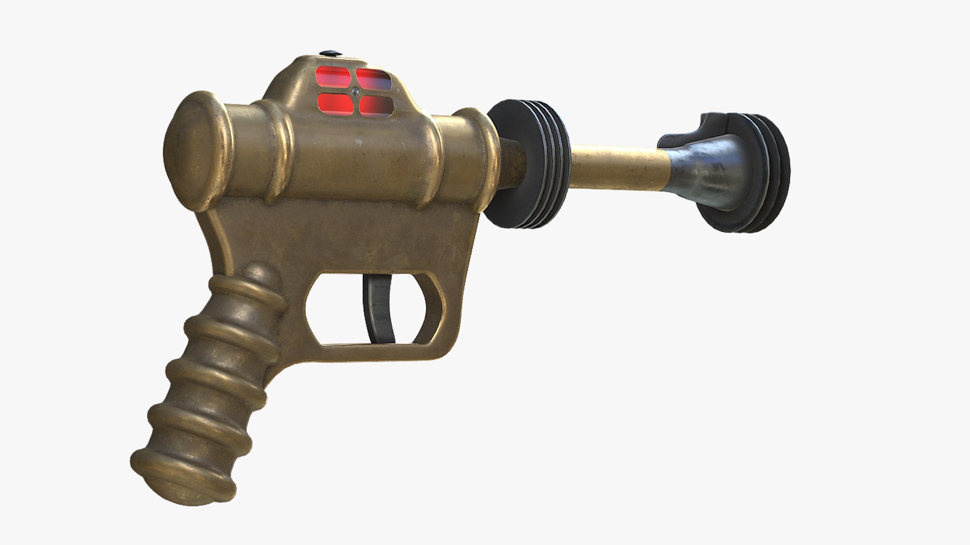 U-235 Atomic Pistol Disintegrator model - TurboSquid 1907807