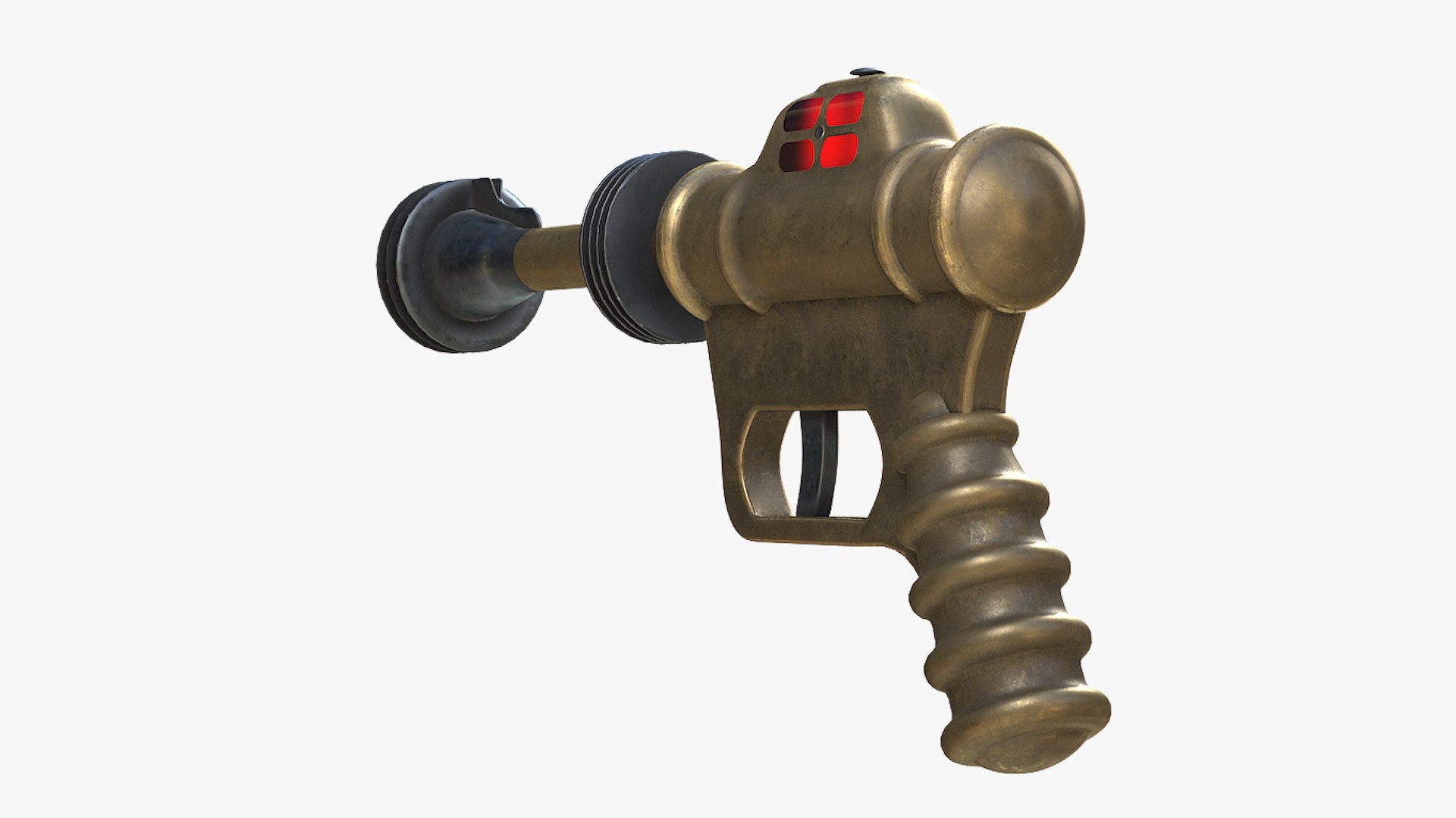 U-235 Atomic Pistol Disintegrator model - TurboSquid 1907807