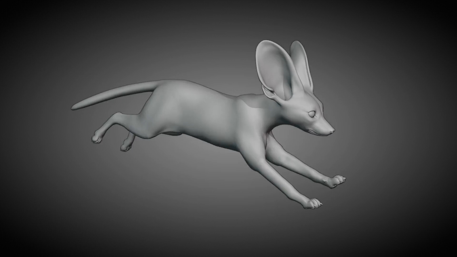 Fennec Fox Animated Model - TurboSquid 2056589