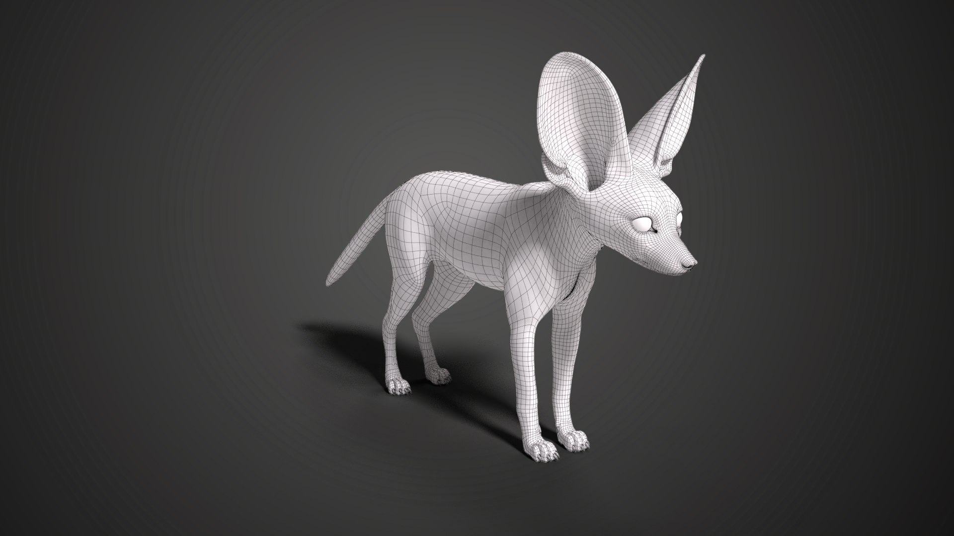 Fennec Fox Animated model - TurboSquid 2056589
