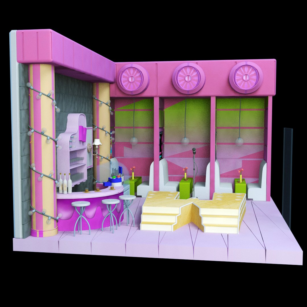 3D Night Club - TurboSquid 1388423