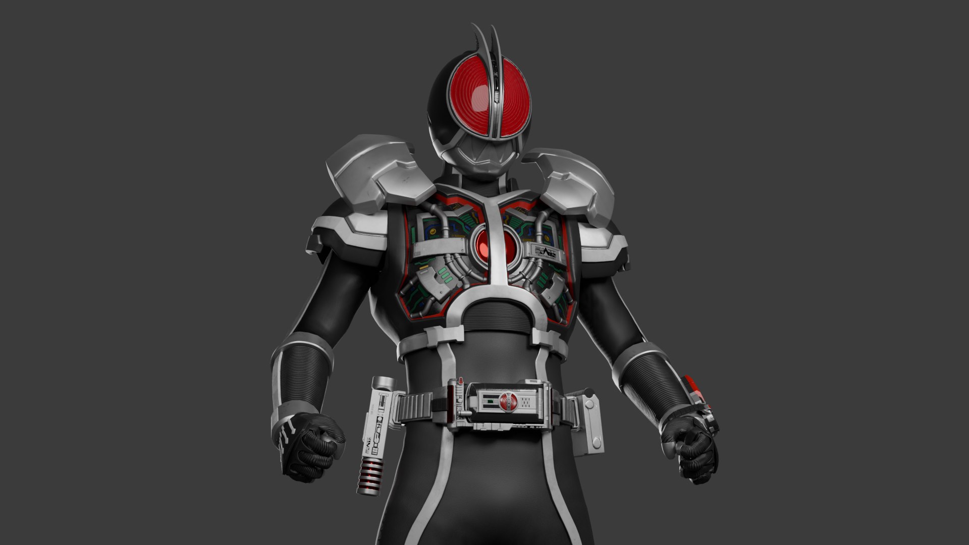Kamen Rider FAIZ Complete Edition With Axel Form 3D - TurboSquid 2370810
