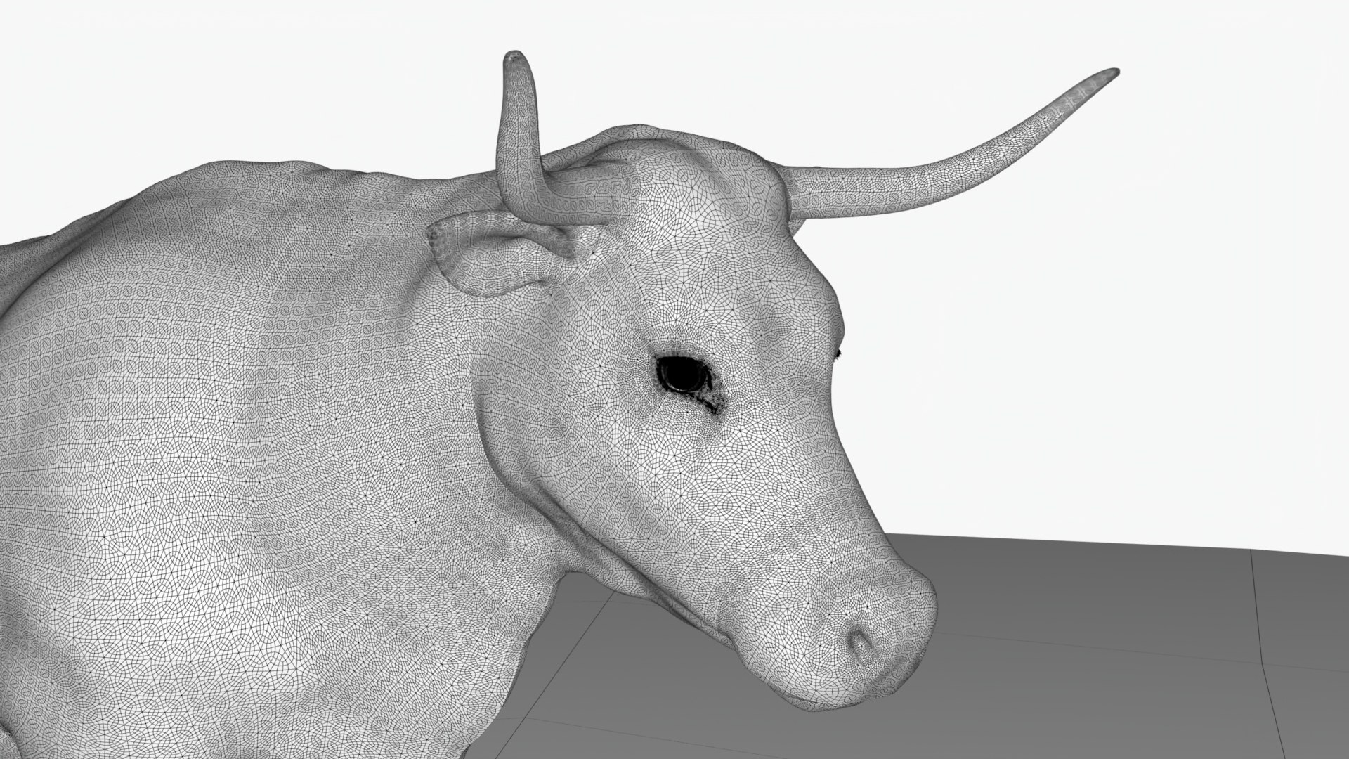 Realistic Cattle Cow 3D - TurboSquid 1985019