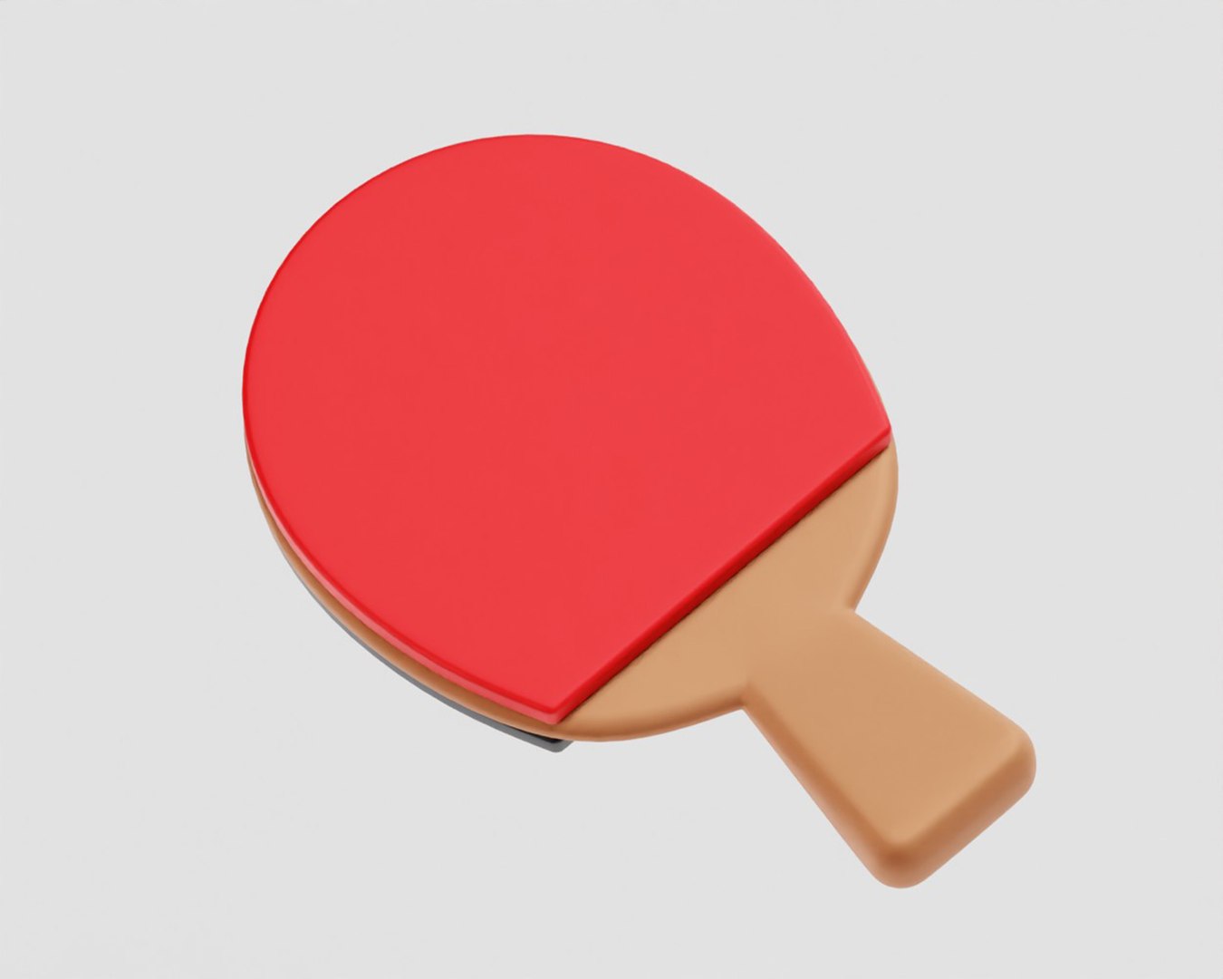 3D Table Tennis Racket And Ball Model - TurboSquid 2315825