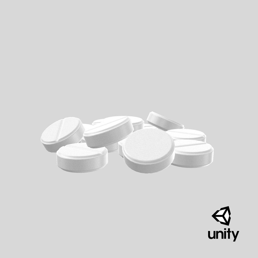 Pill Medication Antibiotic 3D Model - TurboSquid 1406932
