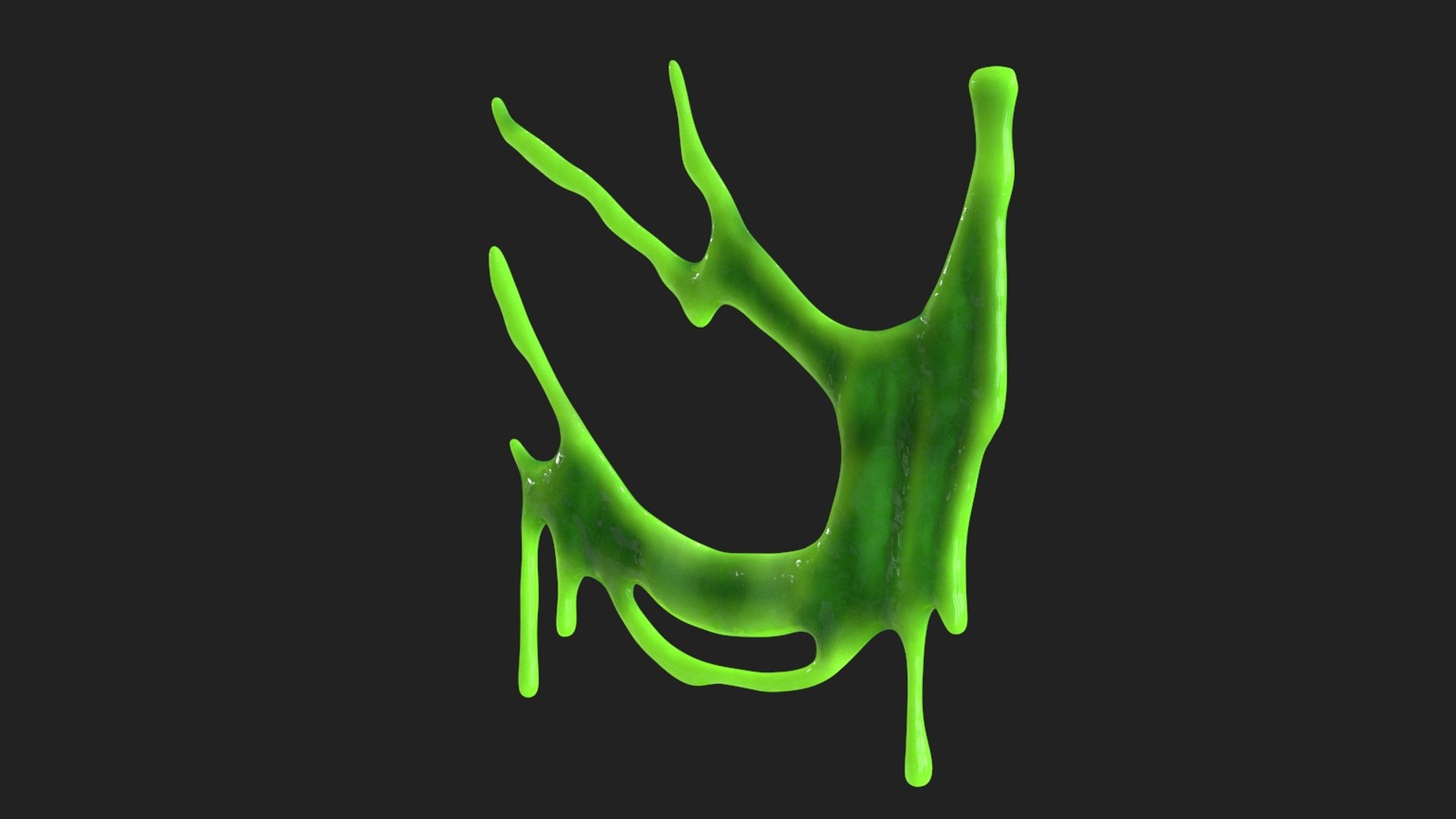 Green Slime V8 Model - TurboSquid 2185352