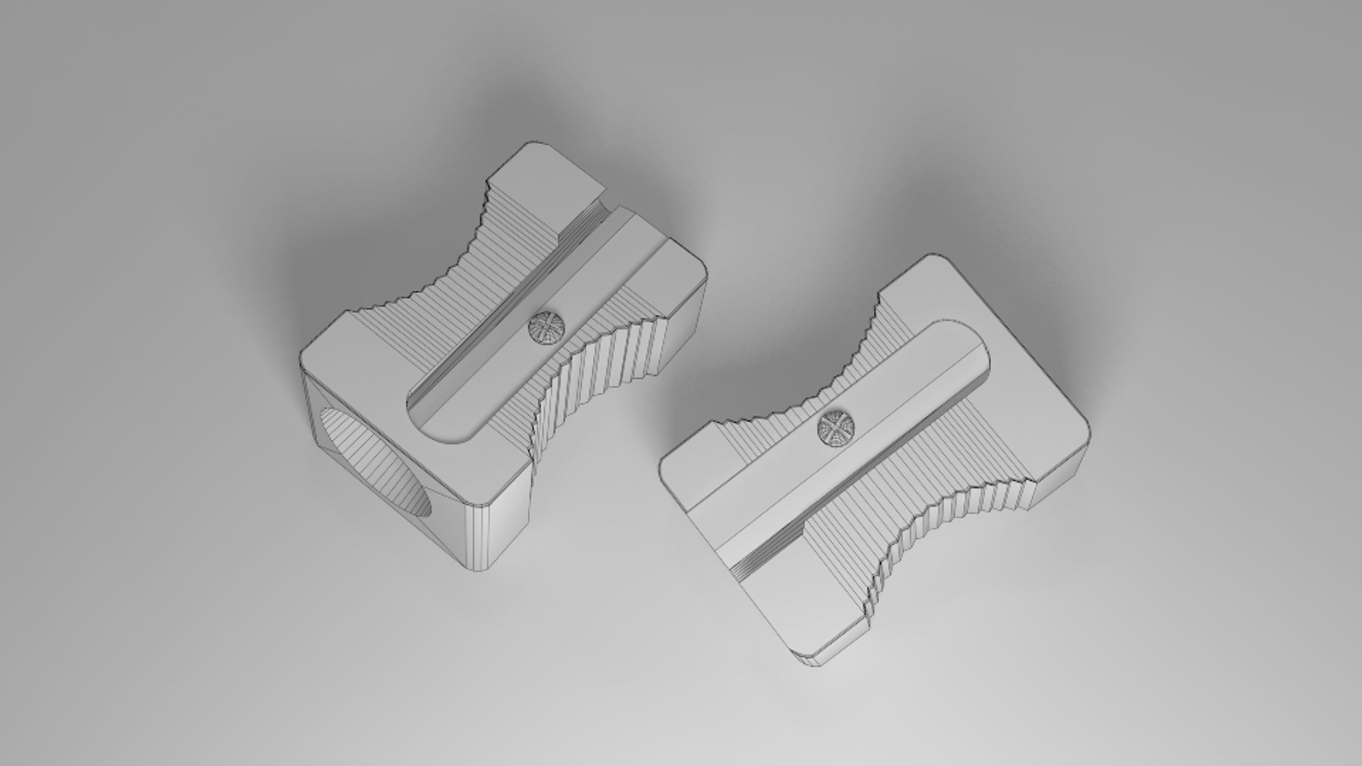 3d pencil sharpener model