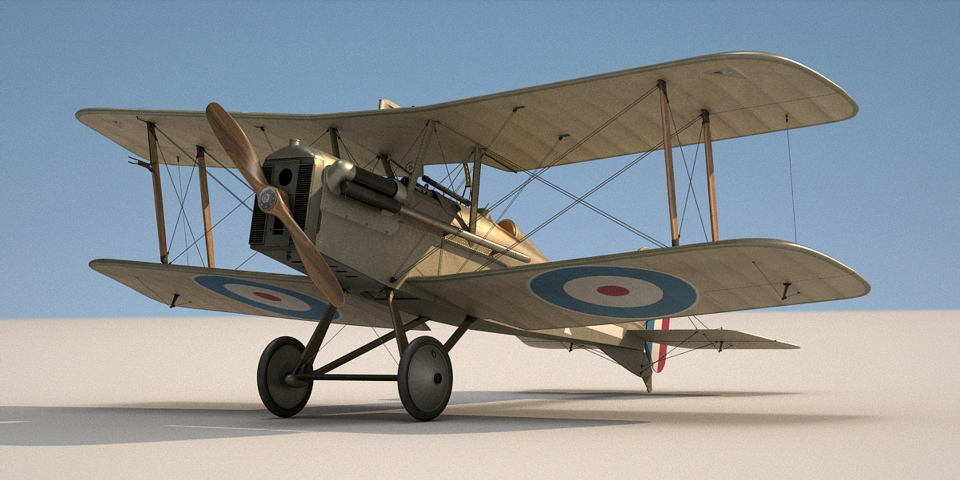 3D Model Royal Aircraft Se5a Edward - TurboSquid 1384361