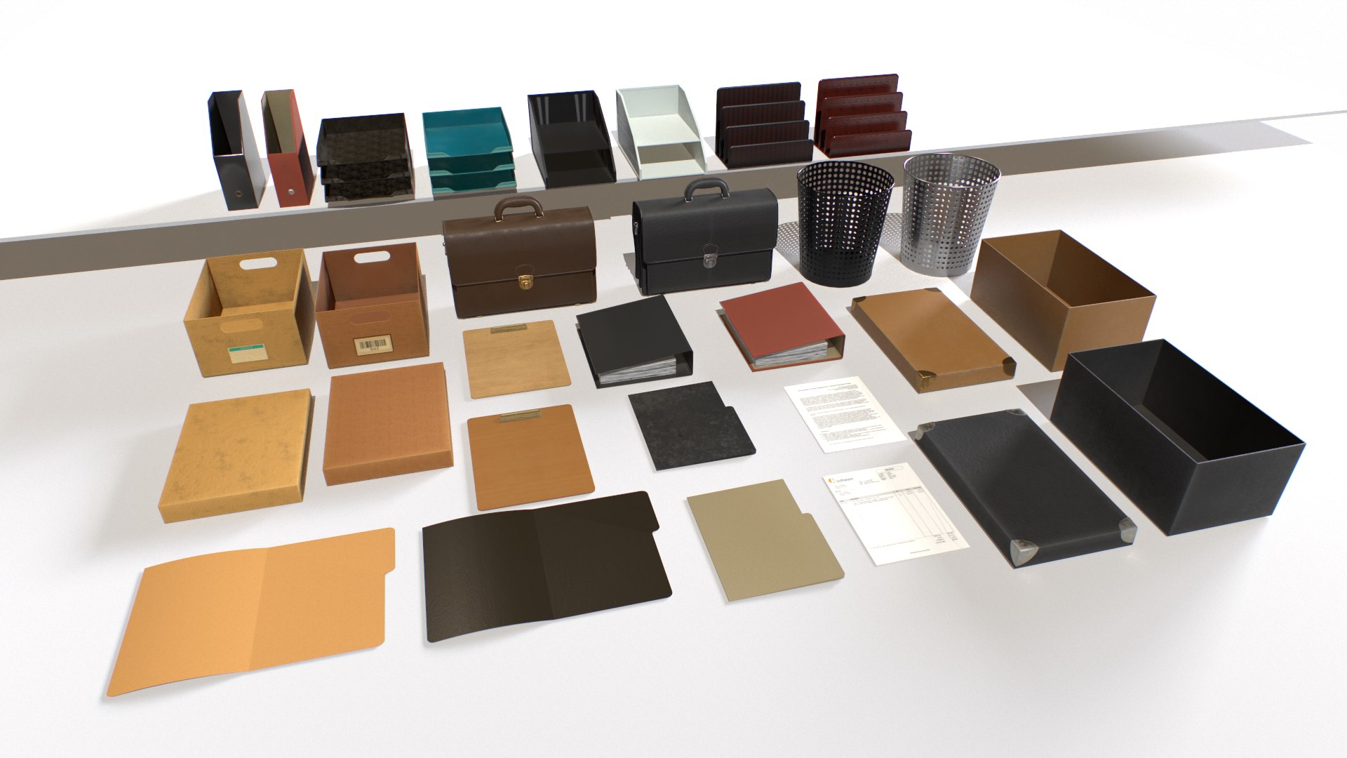 3D Office Props Pack 2 Model - TurboSquid 1981119