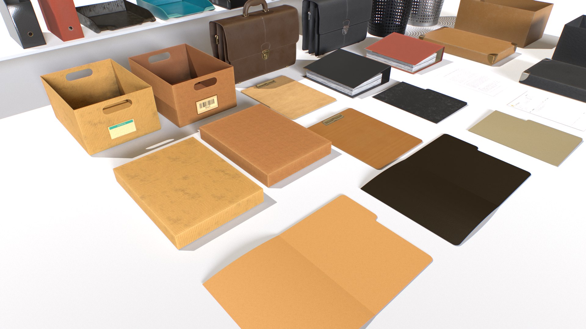 3D Office Props Pack 2 Model - TurboSquid 1981119
