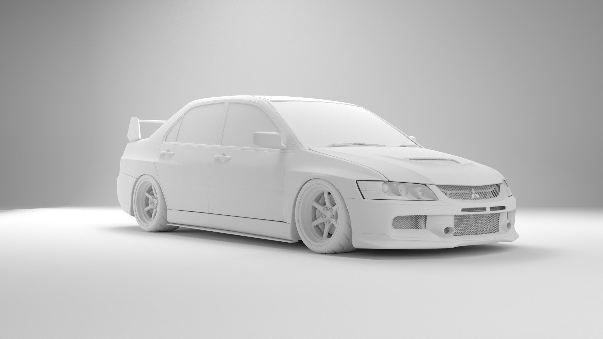 Mitsubishi Lancer Evolution IX Model - TurboSquid 2039217