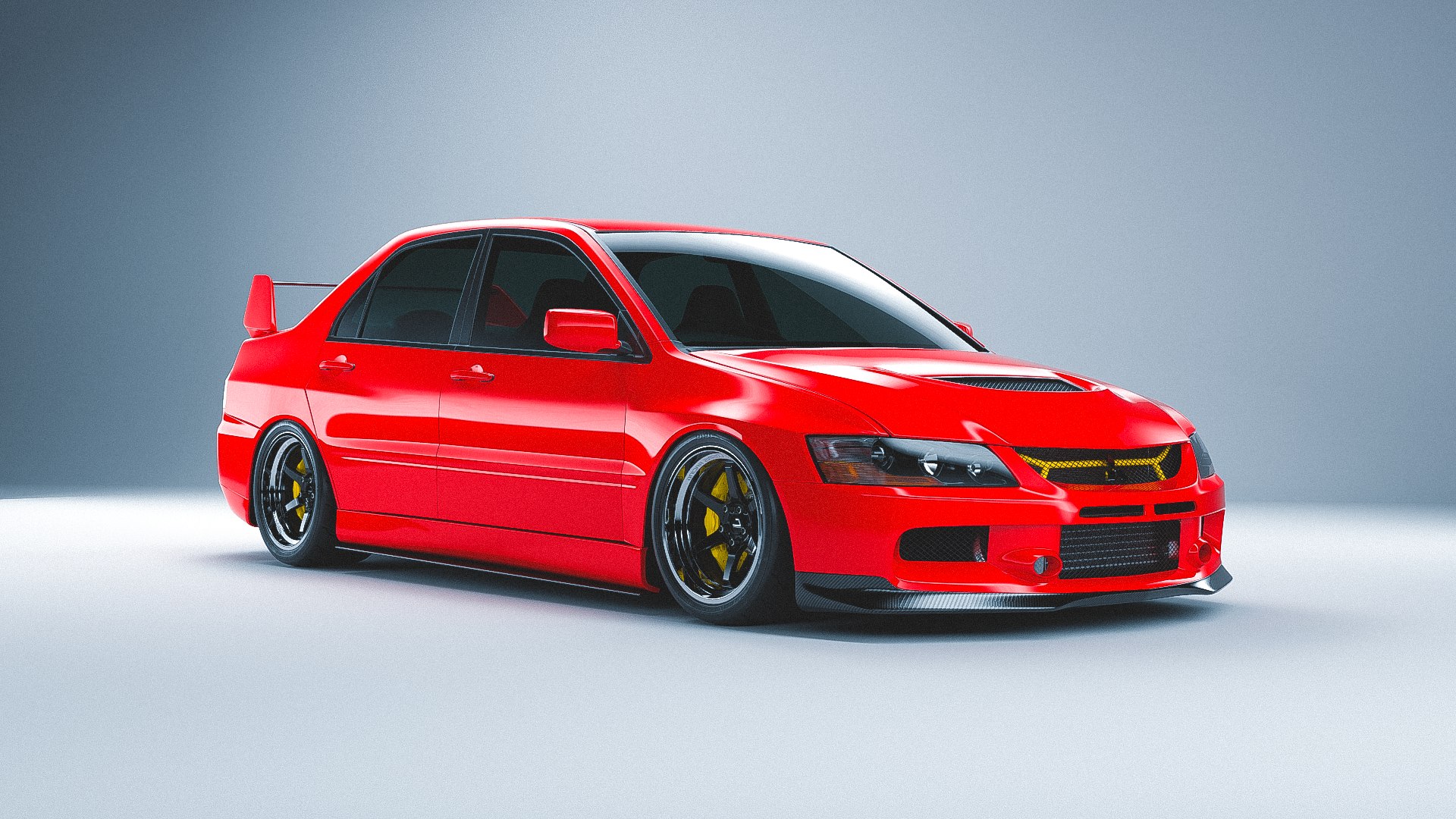 Mitsubishi Lancer Evolution IX Model - TurboSquid 2039217