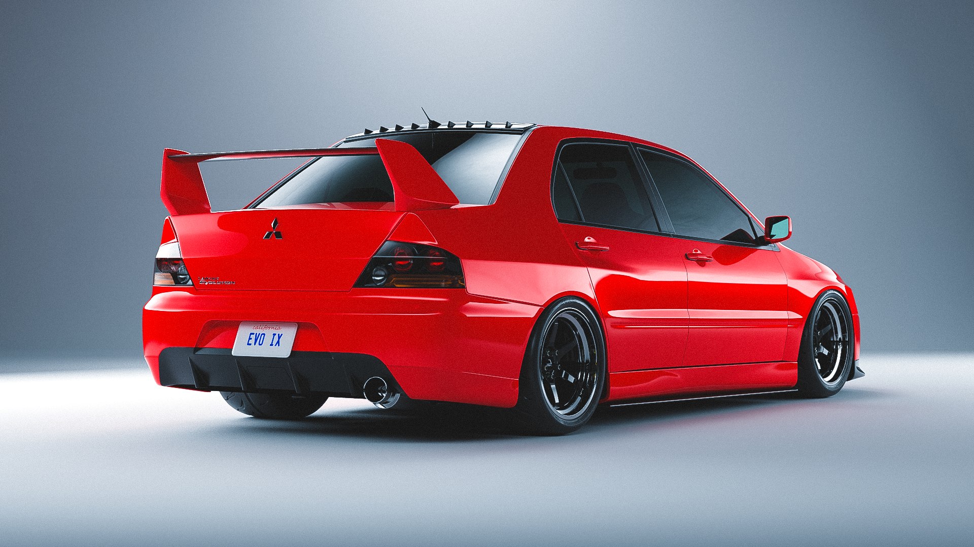 Mitsubishi Lancer Evolution IX Model - TurboSquid 2039217