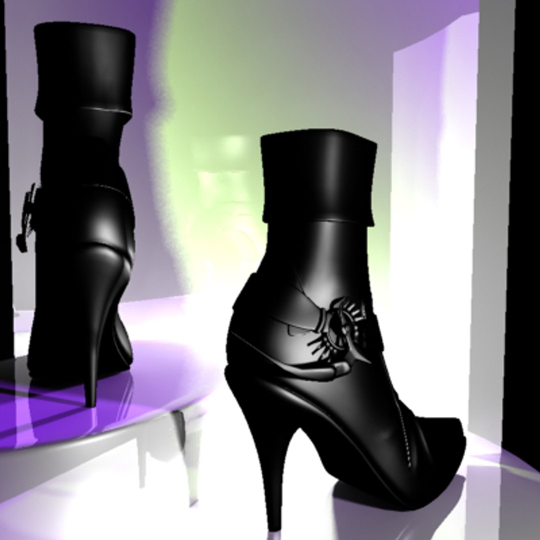 Free Female Shoe 3d Model