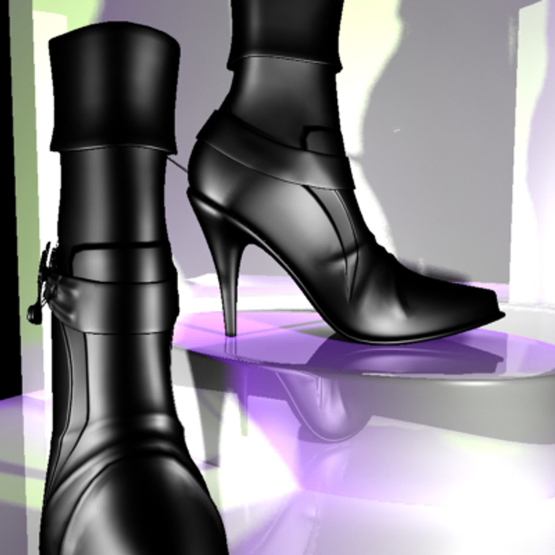 Free Female Shoe 3d Model