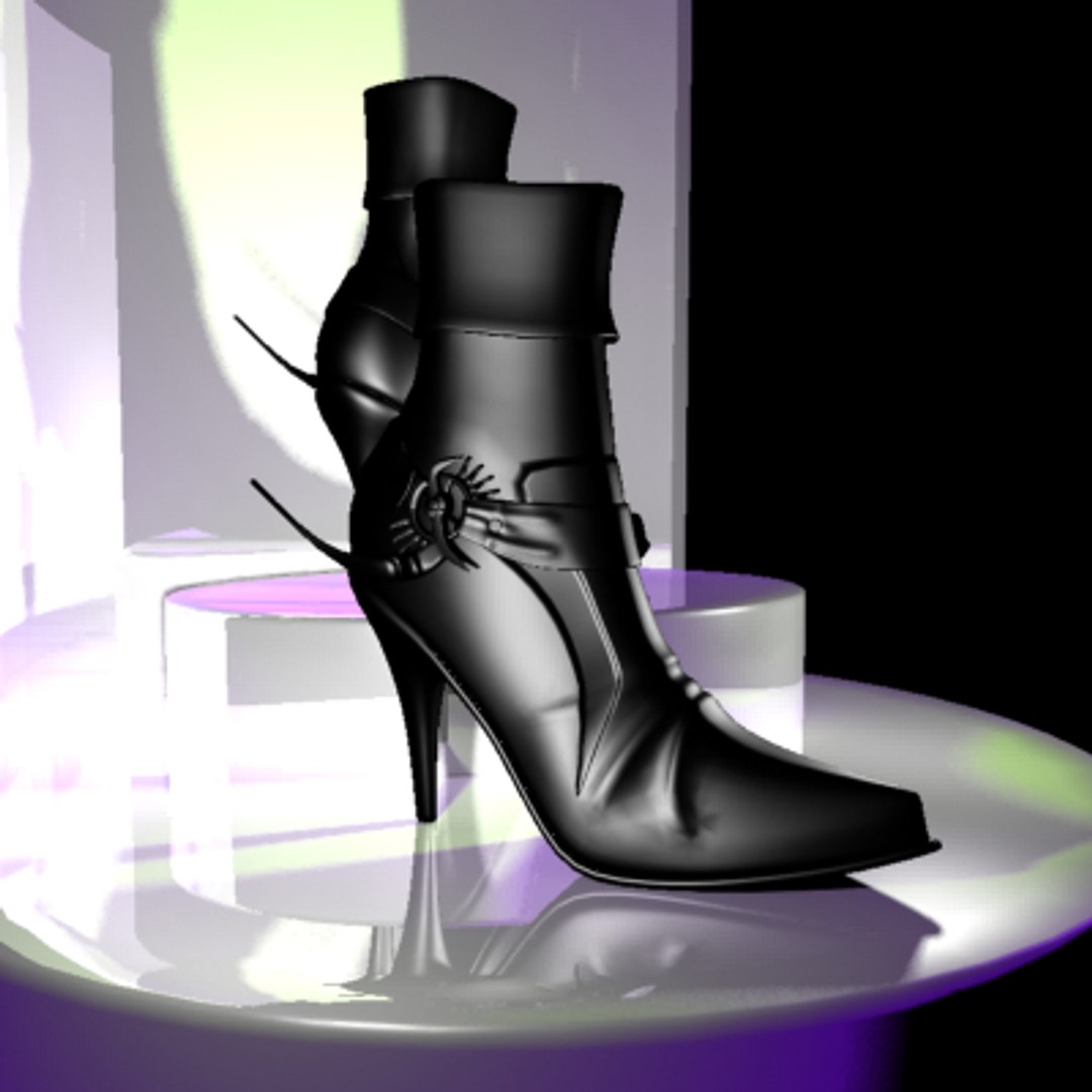 Free Female Shoe 3d Model