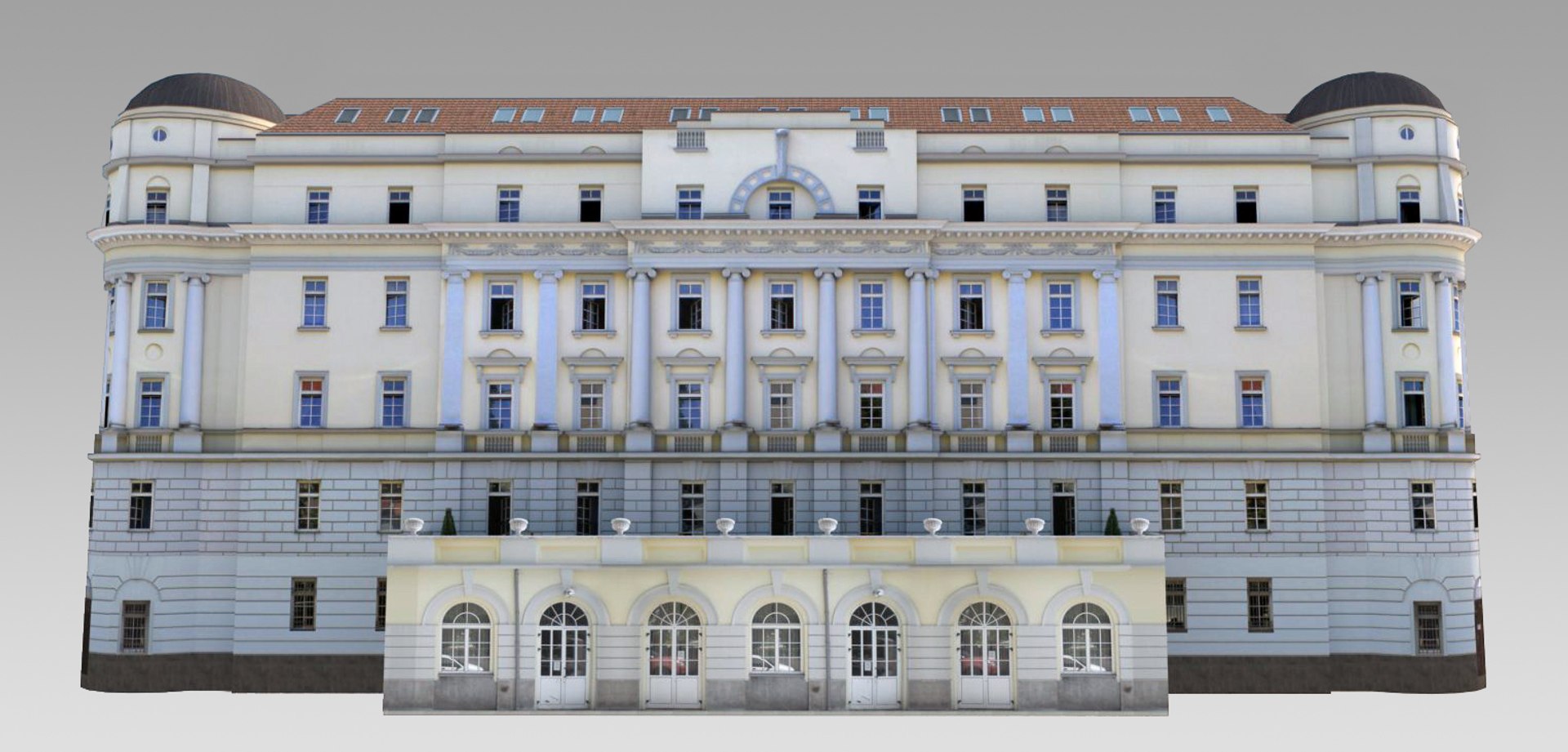 Dormitory Building Government 3d Model