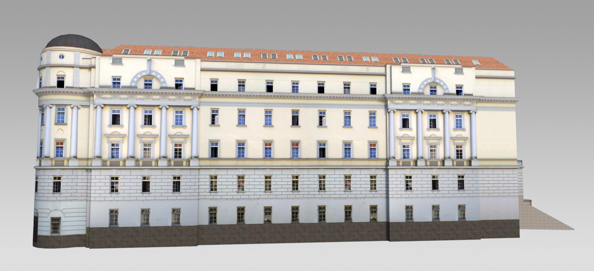Dormitory Building Government 3d Model