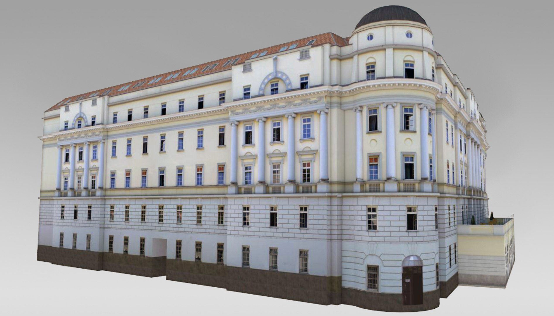 Dormitory Building Government 3d Model