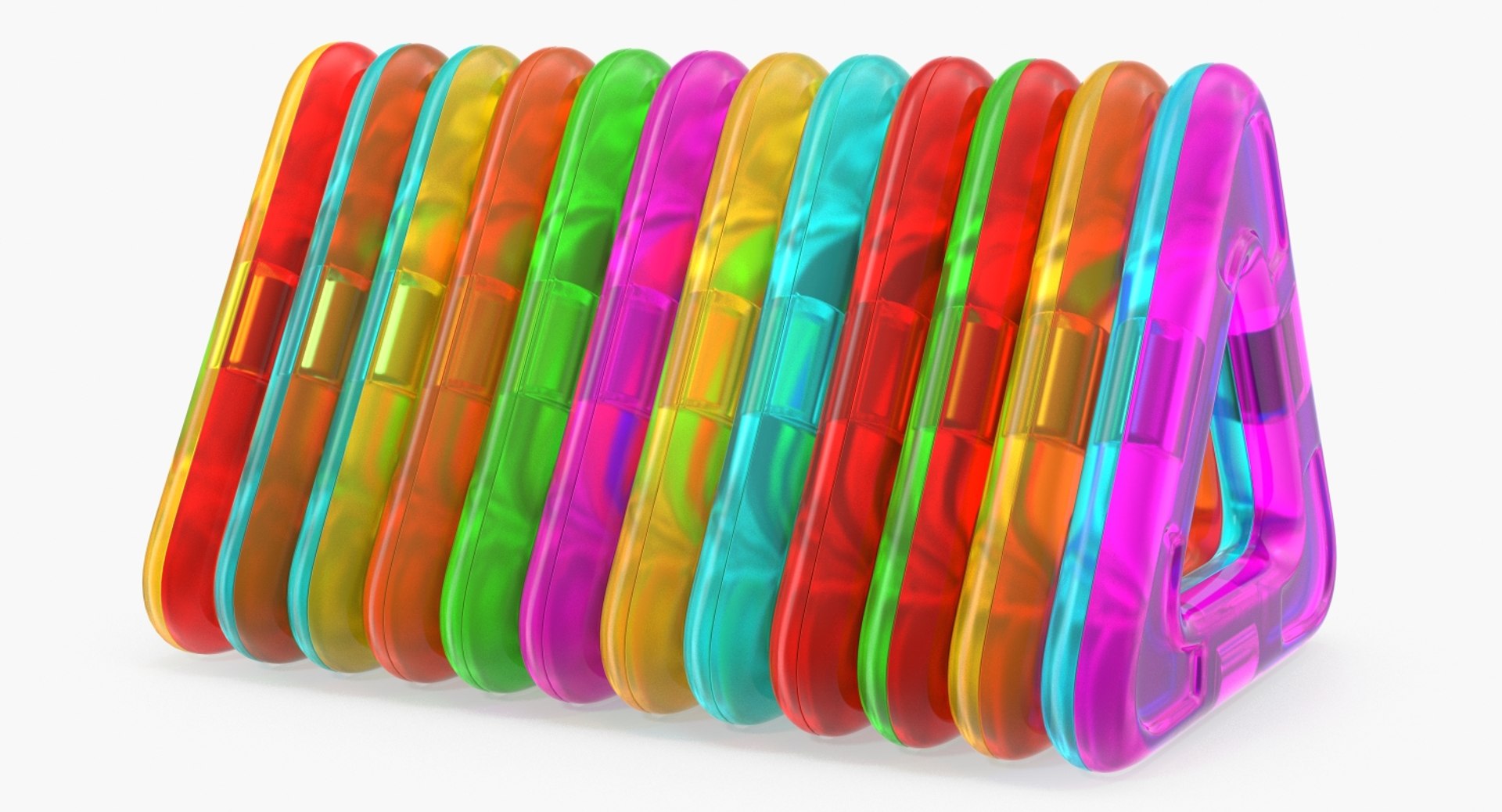 3D magnetic designer triangles set - TurboSquid 1337523