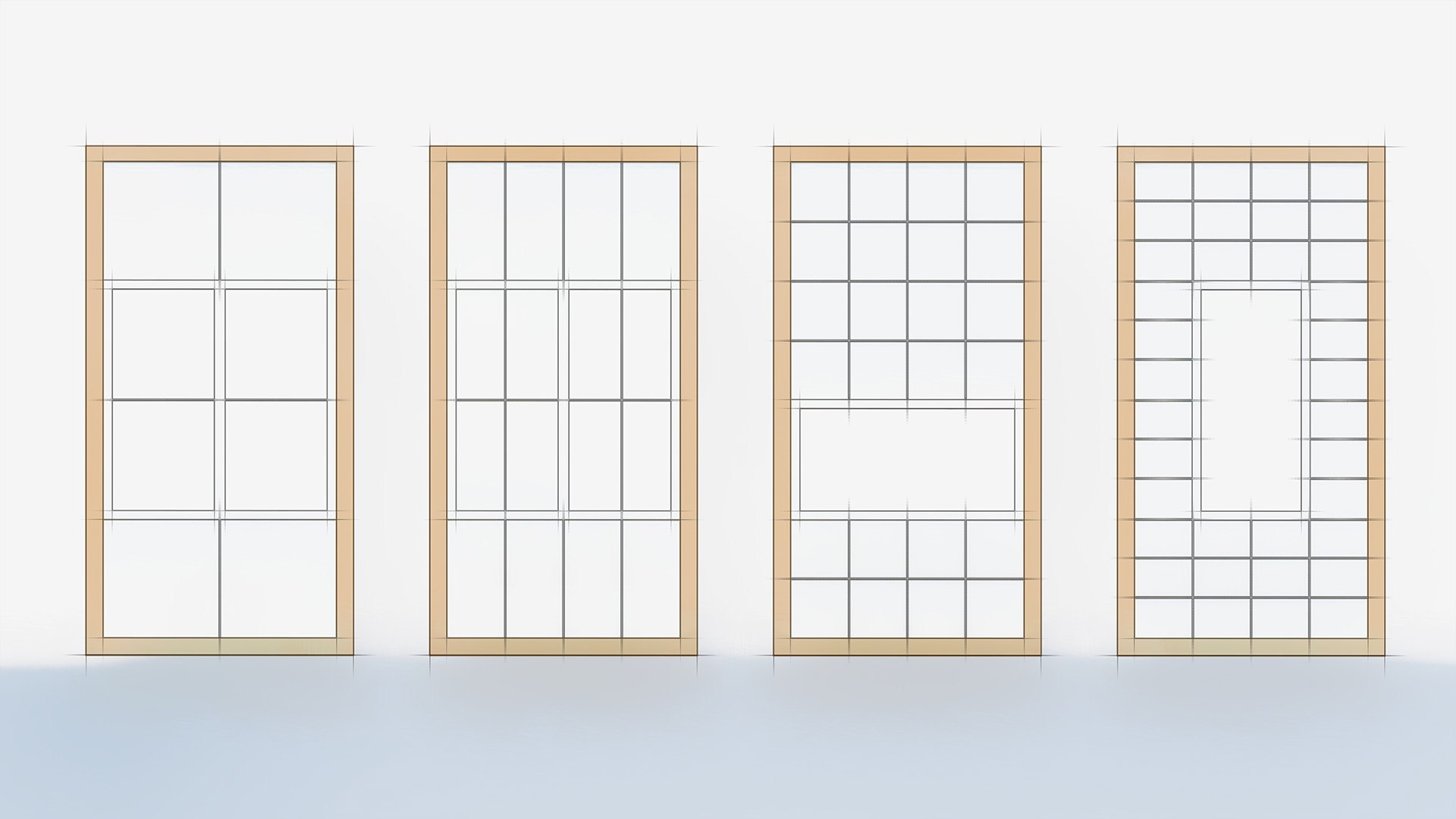 Shoji- Traditional Japanese Door Window Or Room Divider With ...