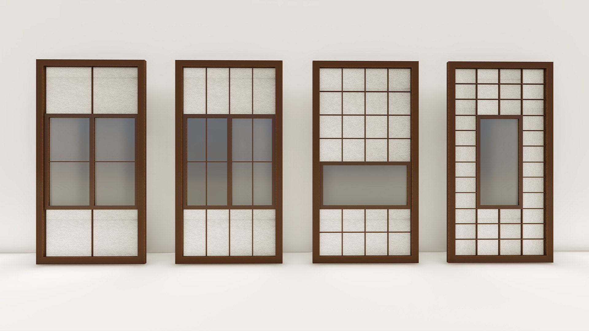 Shoji- Traditional Japanese Door Window Or Room Divider With ...