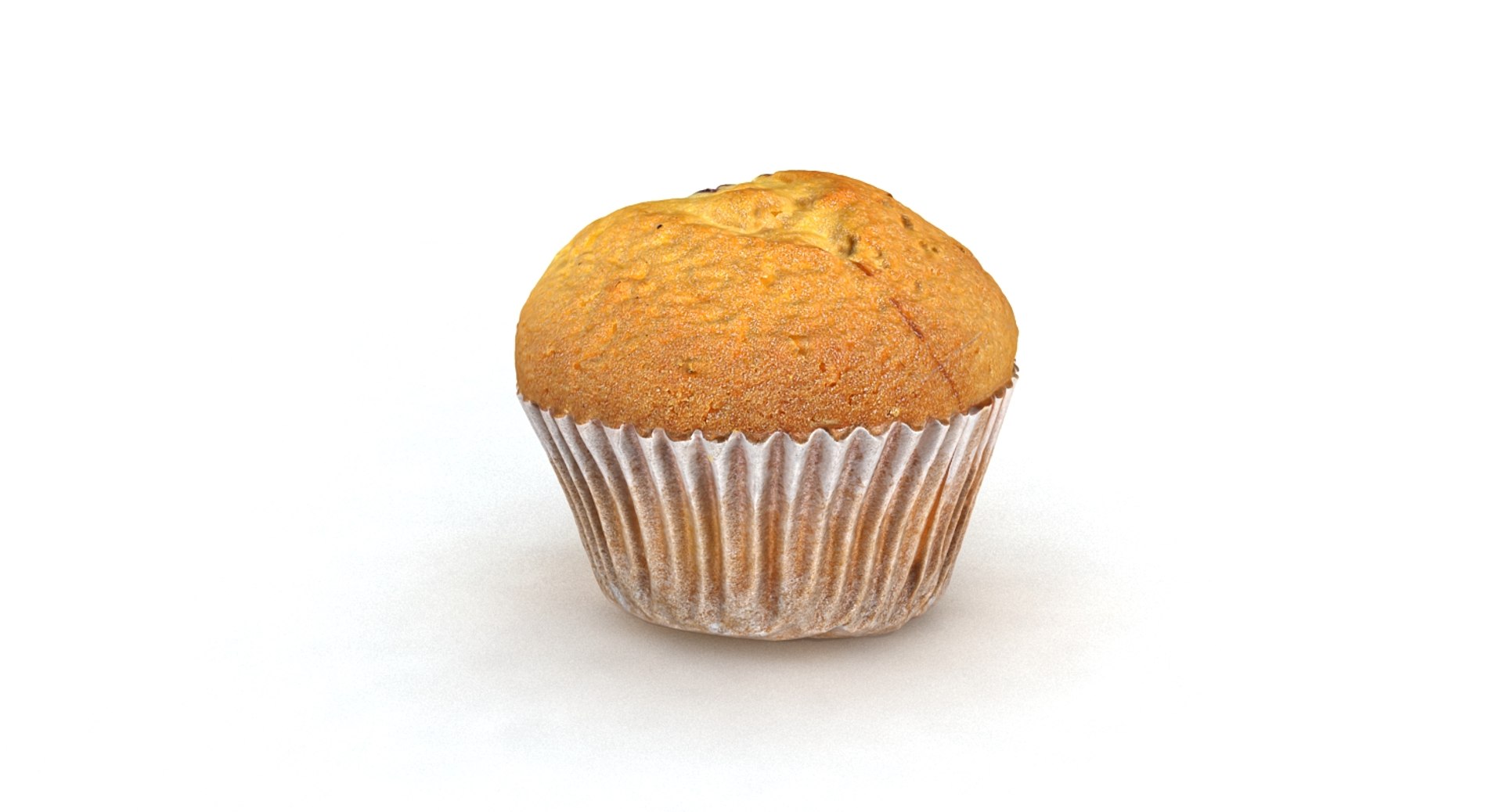 3d Raspberry Muffin Model