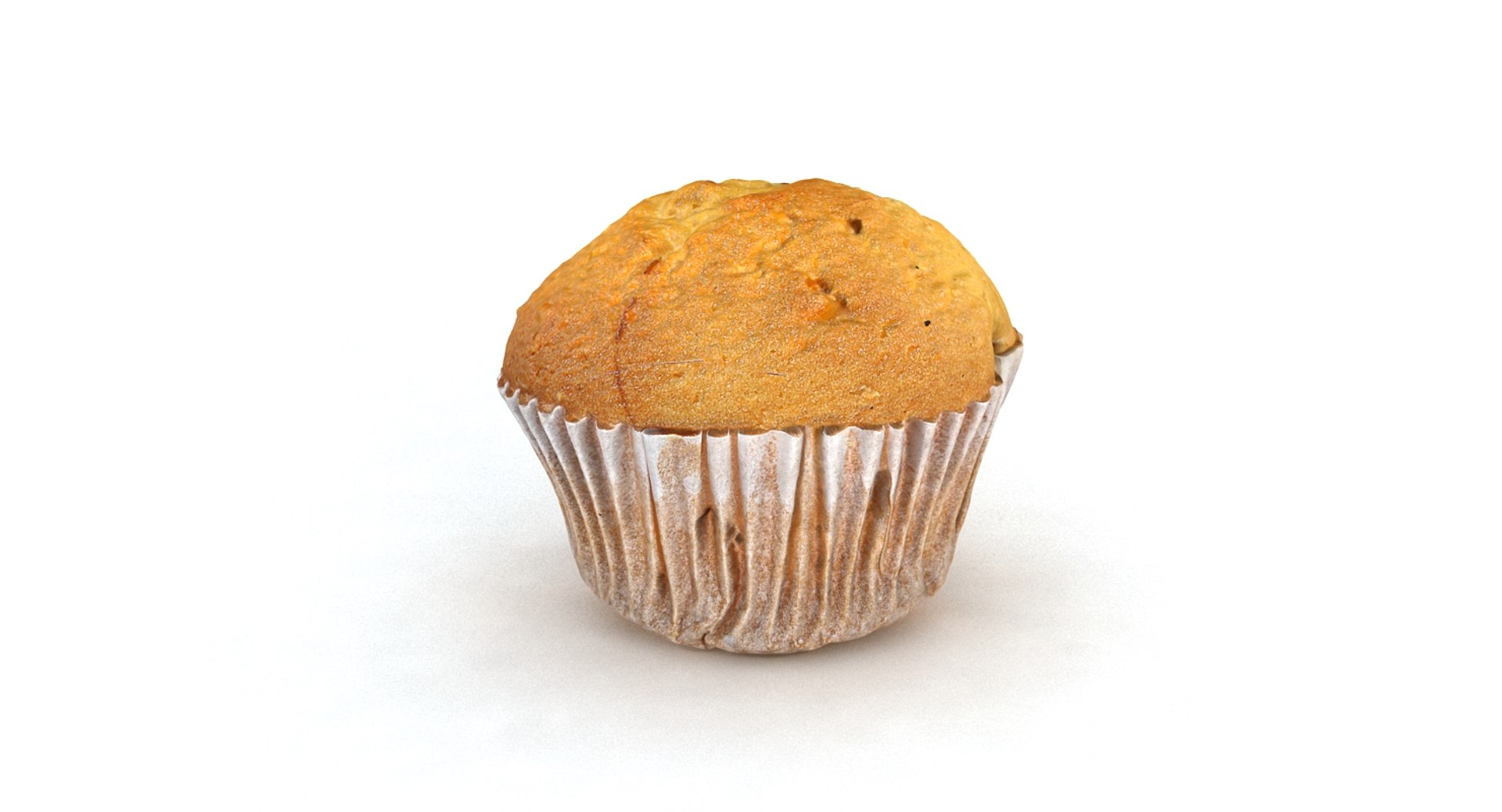 3d Raspberry Muffin Model