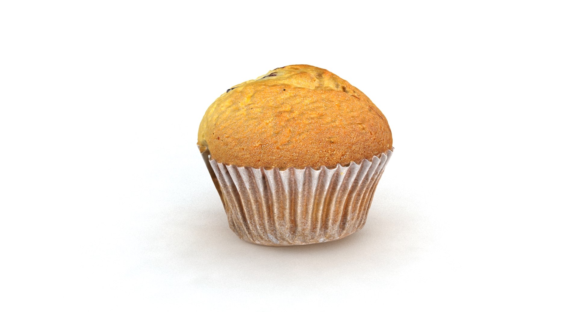 3d Raspberry Muffin Model