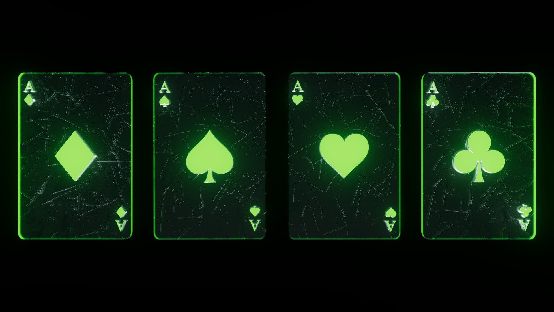 Free Neon Cards 3D Model - TurboSquid 1995344