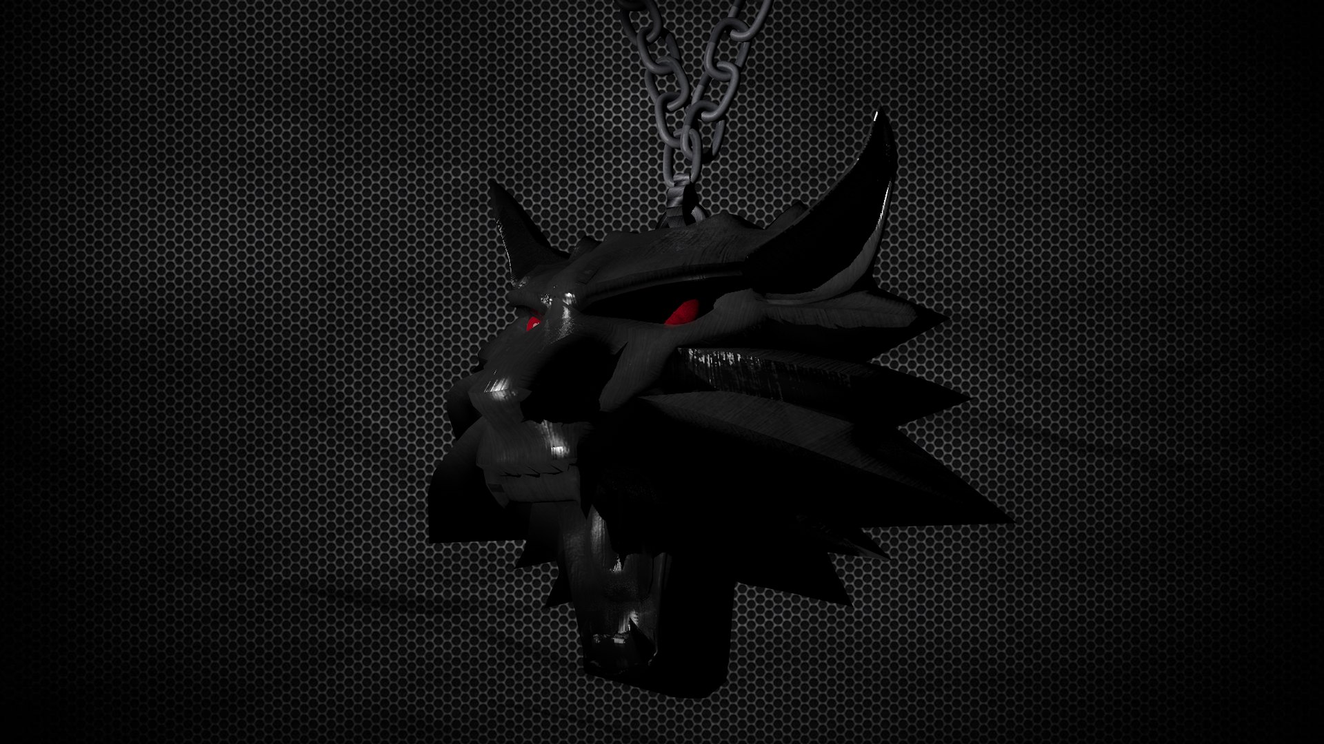 3d Obj Witcher Amulet