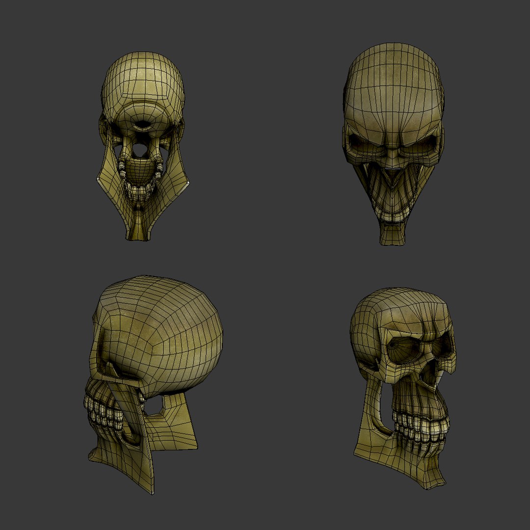 Head Dead Human 3d Model