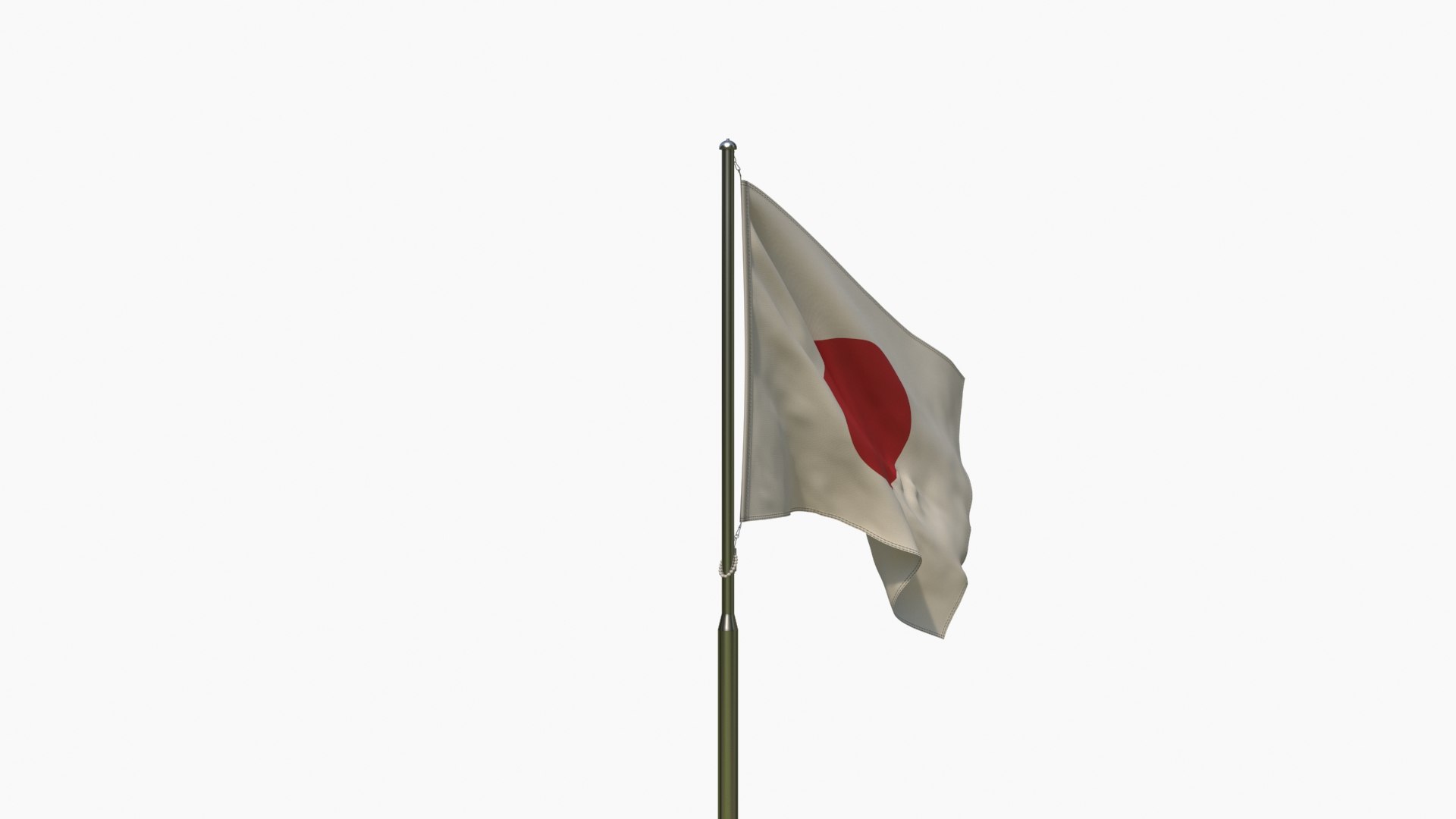 3D Animated Japan Flag Model - TurboSquid 1795023