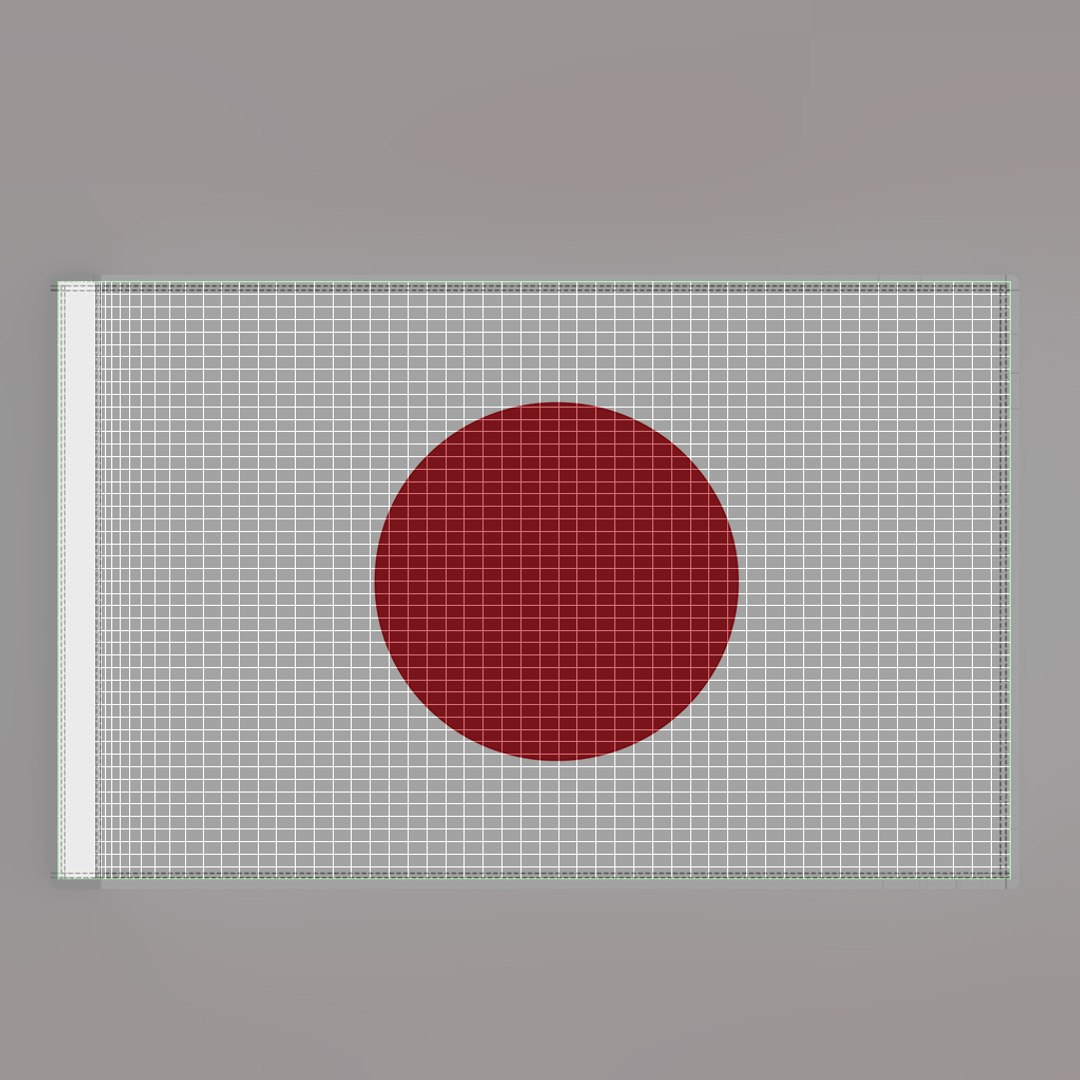3D Animated Japan Flag Model - TurboSquid 1795023