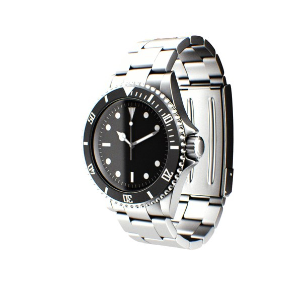 luxury watch 3d model