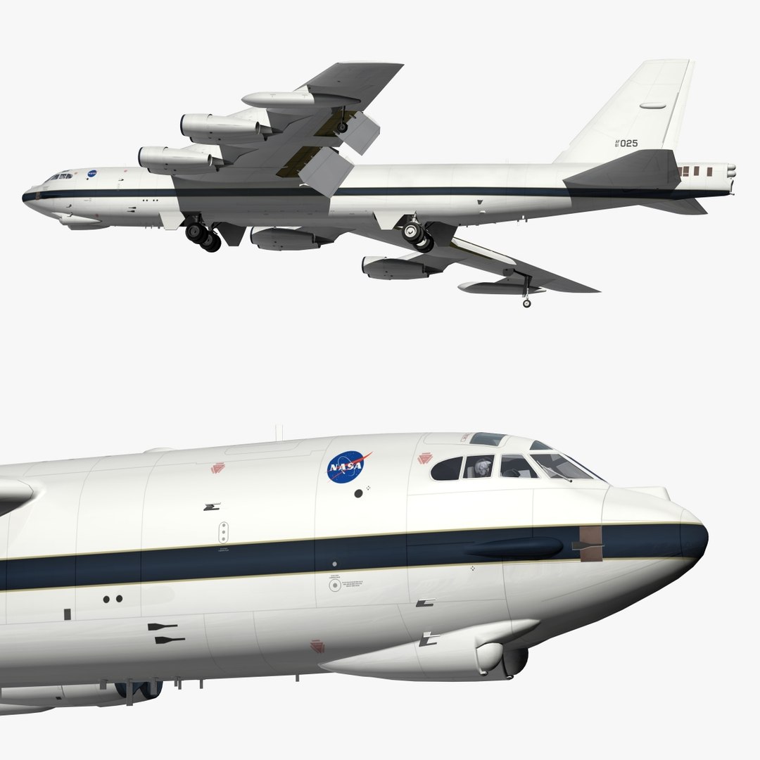 3D Boeing B52 NASA model - TurboSquid 2088147