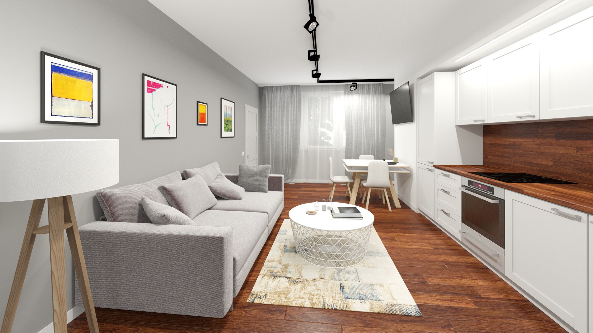 Small Flat Interior 3D Model - TurboSquid 2027037 Small Flat Interior 3D Model - TurboSquid 2027037