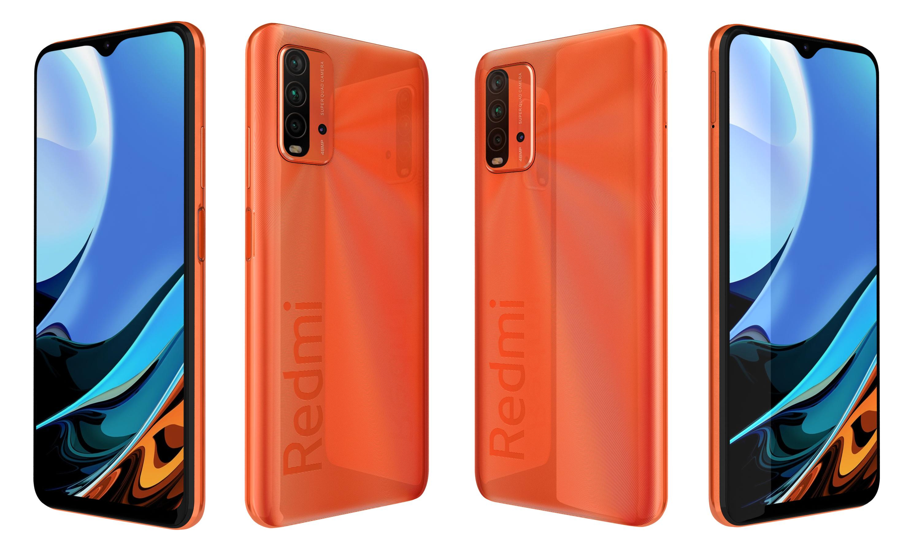 Xiaomi Redmi 9T Sunrise Orange Modelo 3D - TurboSquid 1736890