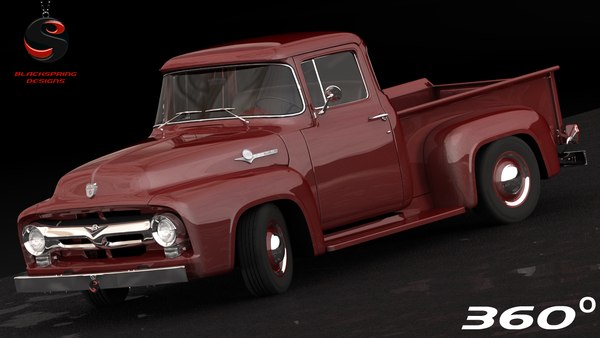 Ford F-100 3D Models for Download | TurboSquid