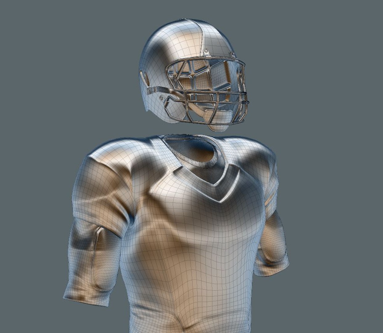 3D American Football Uniform Model - TurboSquid 1517710