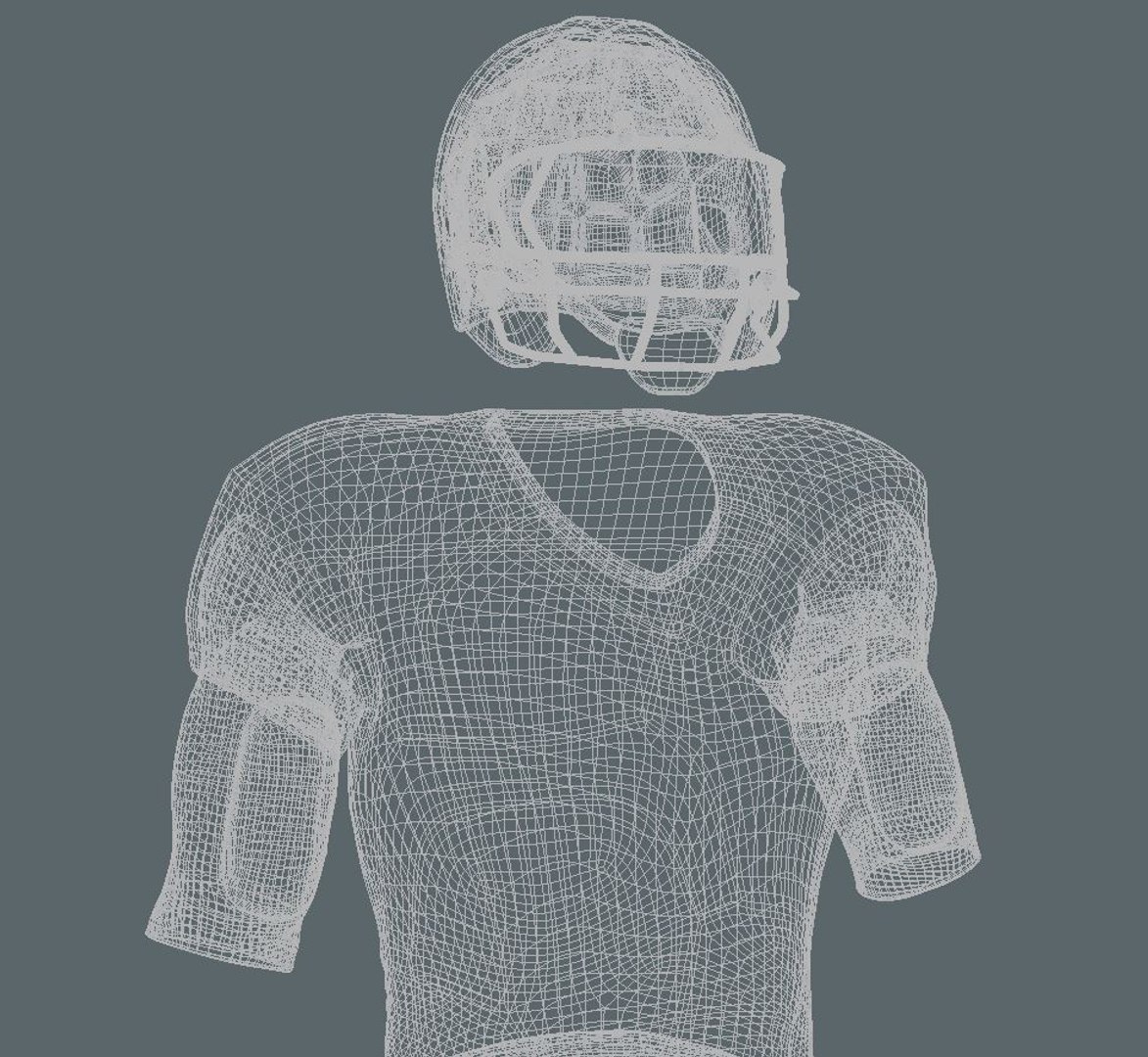 3D American Football Uniform Model - TurboSquid 1517710
