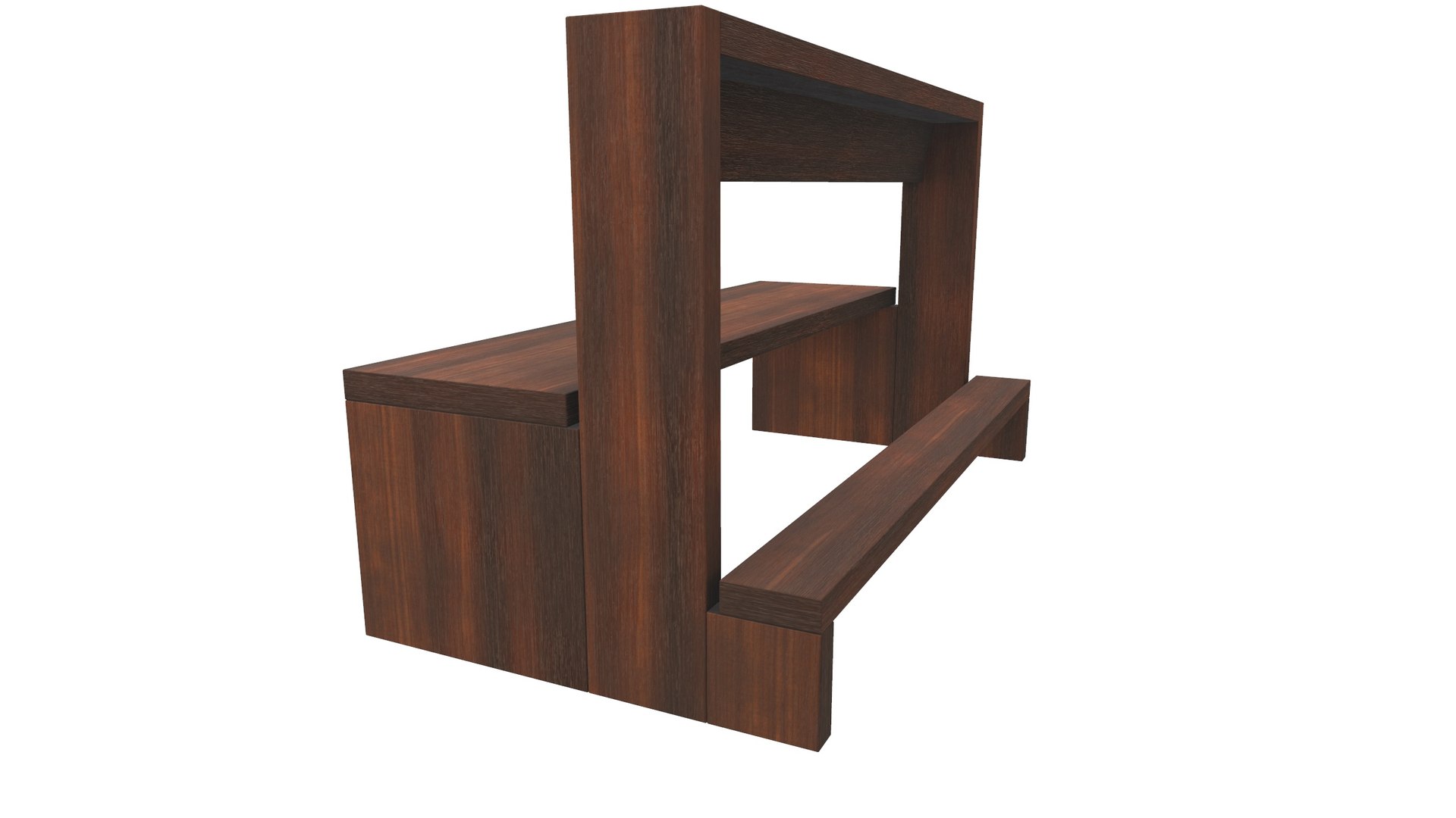 3D Church Bench 3D Model AR VR Low-poly 3D Model - TurboSquid 1966549